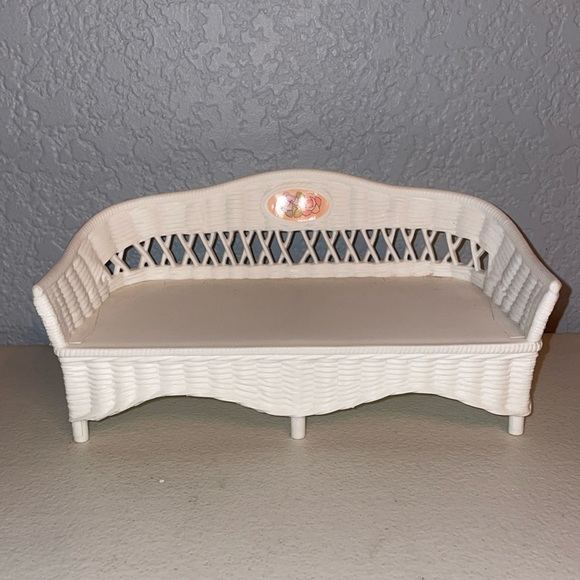 Source Unknown | Toys | Barbie Couch Wicker Barbie Couch Sofa For ...